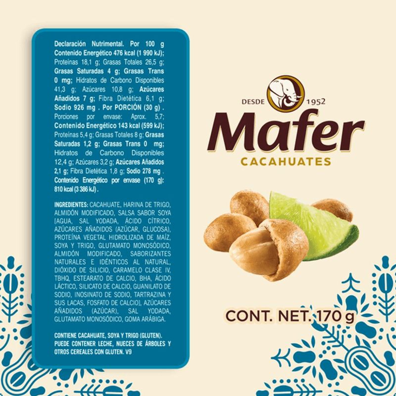 Mafer Lemon Japanese Peanuts 6 oz – El Sabor Market