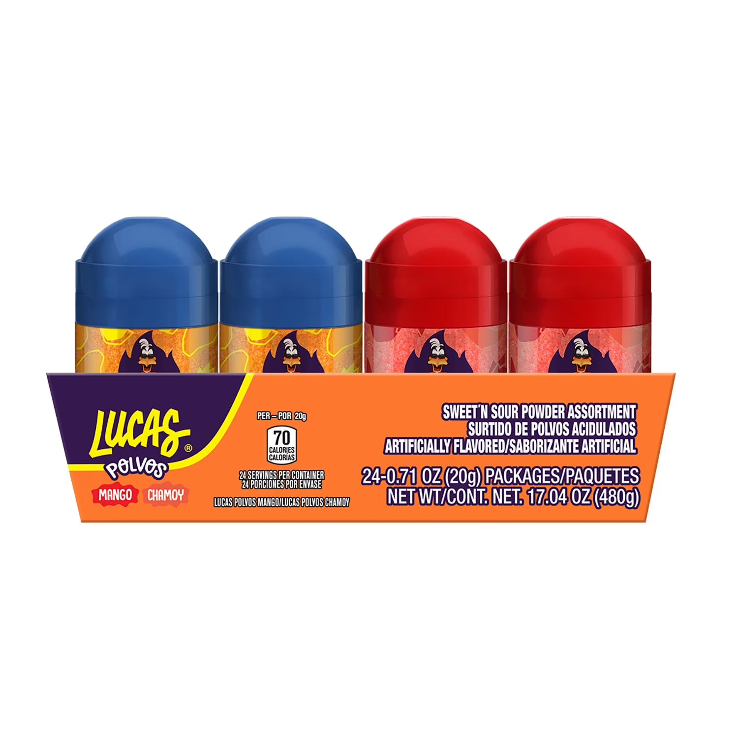 Lucas Powder Mix Mango Chamoy – 24 ct – El Sabor Market