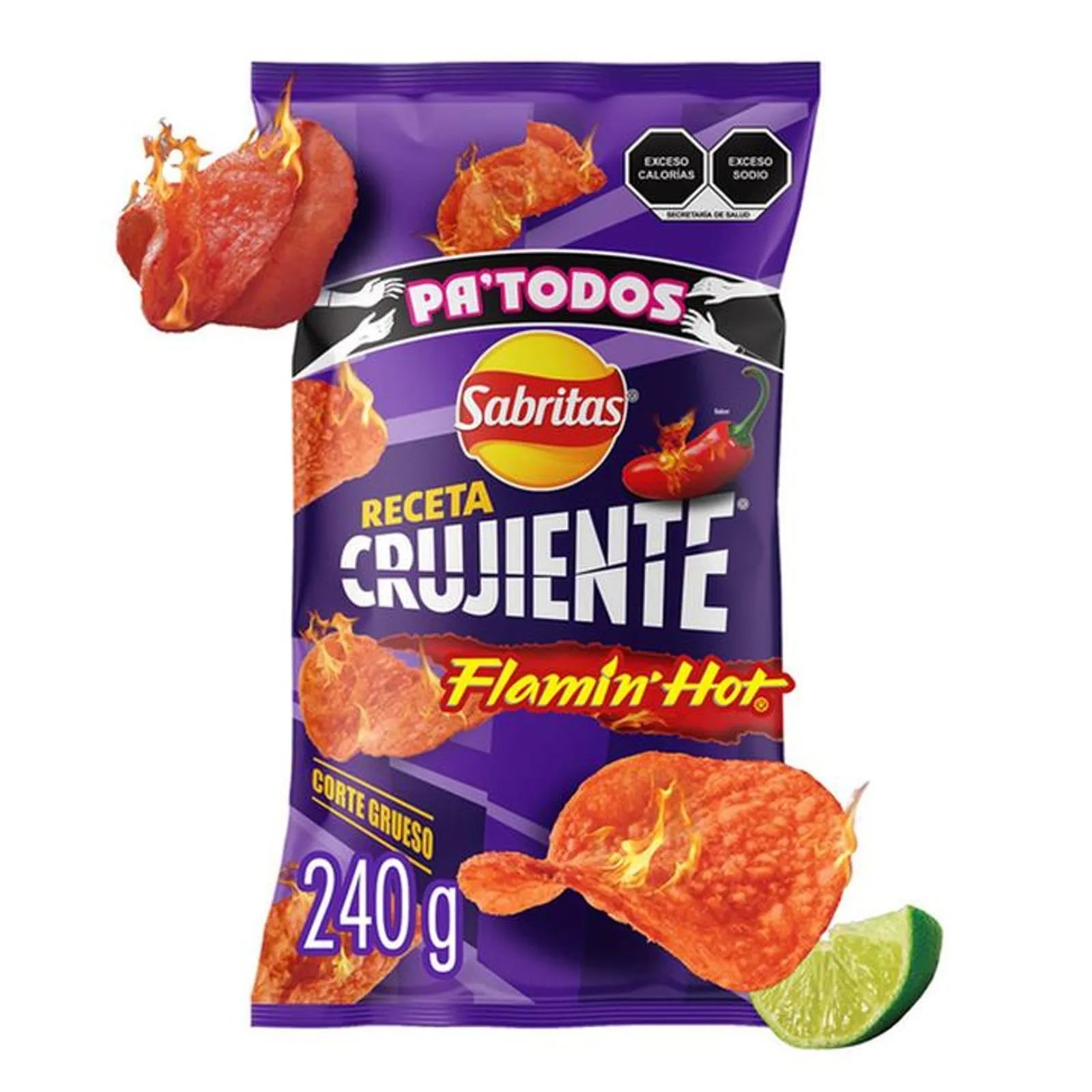 Sabritas Crunchy Recipe Flamin’ Hot Salt, 9 oz – El Sabor Market