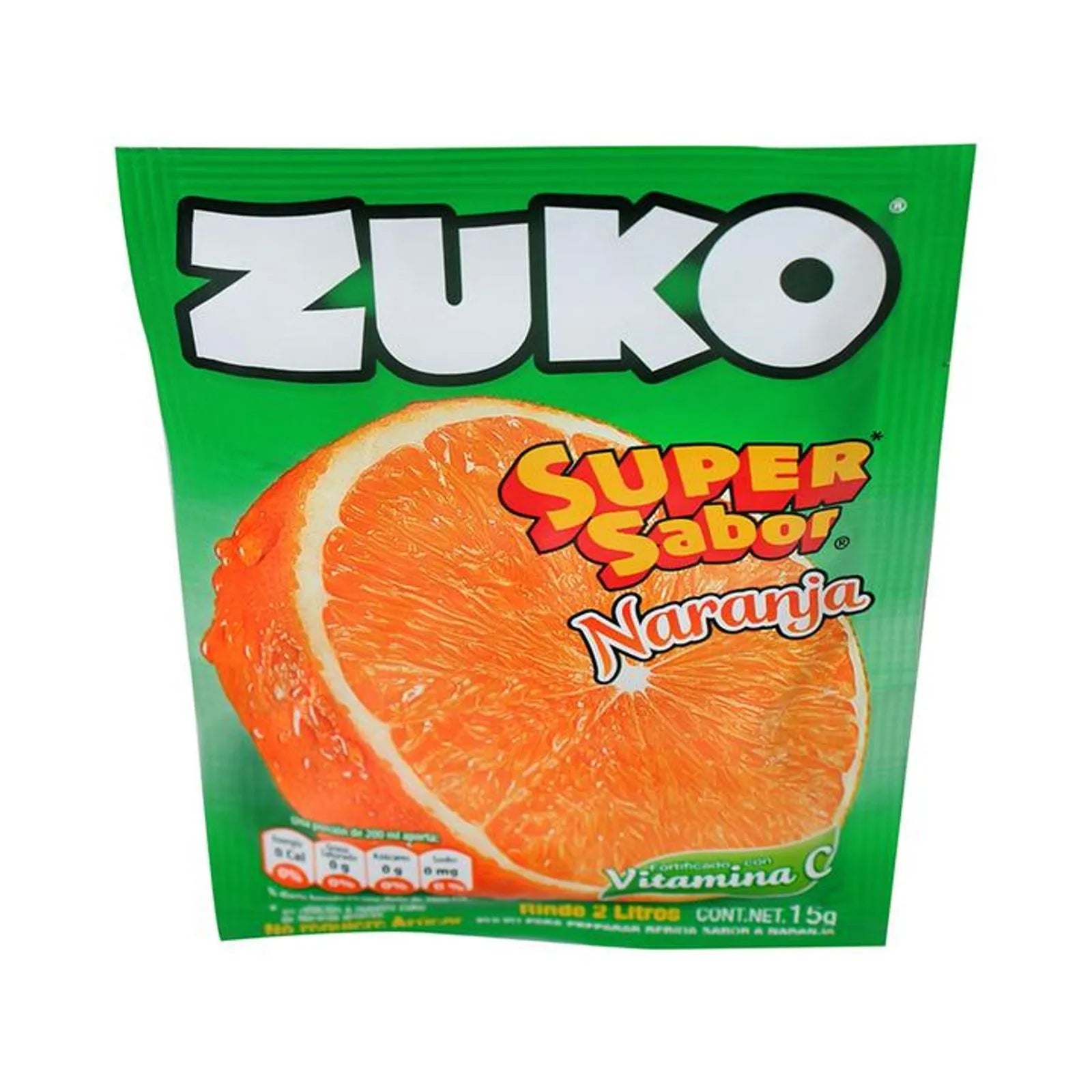 Zuko Super Orange Flavor Drink Powder, 0.5 oz – El Sabor Market