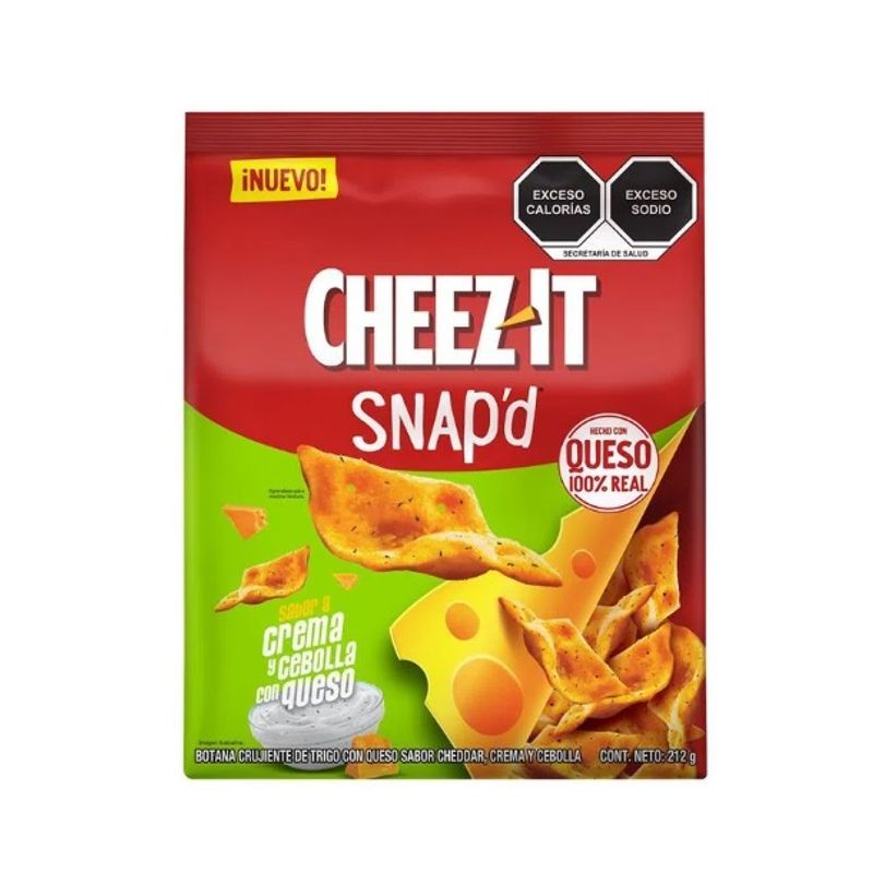 Kellogg's Cheez-it Snapd Cheddar Cream and Onion 7 oz – El Sabor Market